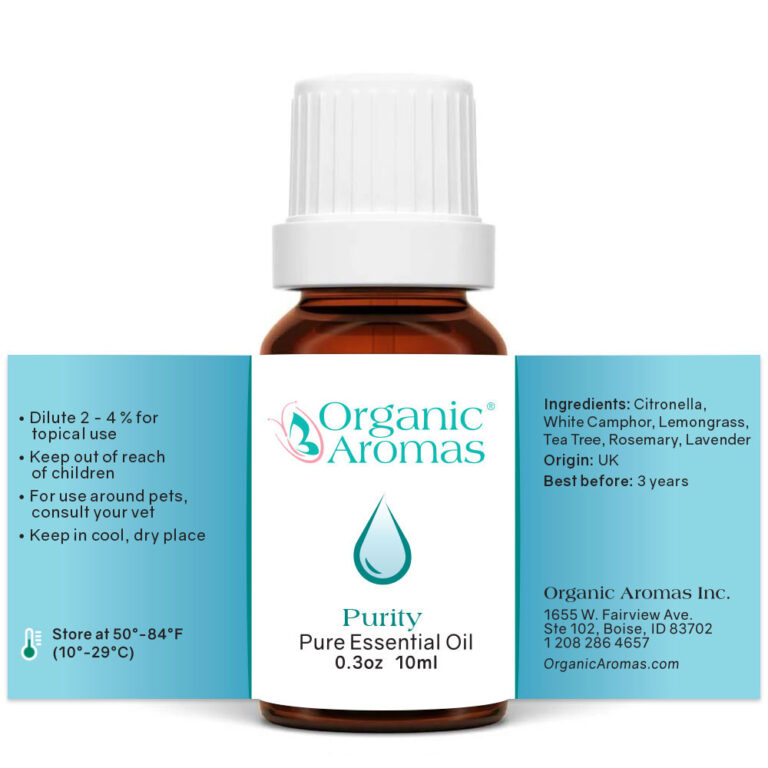 Purity Blend – 100% Pure Essential Oil - Organic Aromas
